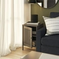 RealRooms Shadwick 1 Door Metal Locker Style End Table with Perforated ...