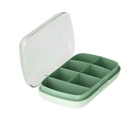 7 Compartment Box Pill Organizer Travel Portable Multifunction Storage ...