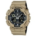 Casio Men's G-Shock GA100L-8A Tan Silicone Japanese Quartz Sport Watch ...