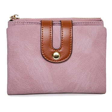 Small RFID Wallets For Women - Leather Slim Compact Trifold Womens ...