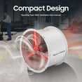 16" Portable Axial Explosion Proof Exhaust Fan 370W Warehouse Factory ...