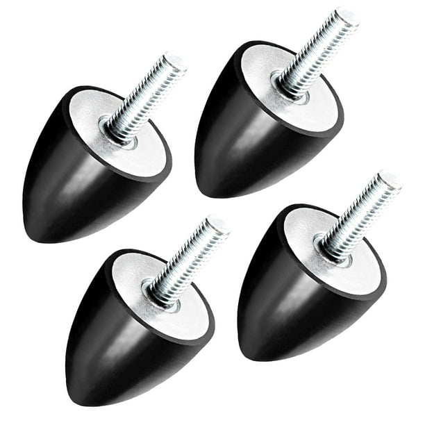 4 Pieces Rubber Damper Vibration Isolators W/Threaded Stud Shock ...