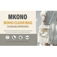 Mkono Clear Bag Stadium Approved, Boho Concert Purses for Women Cute ...