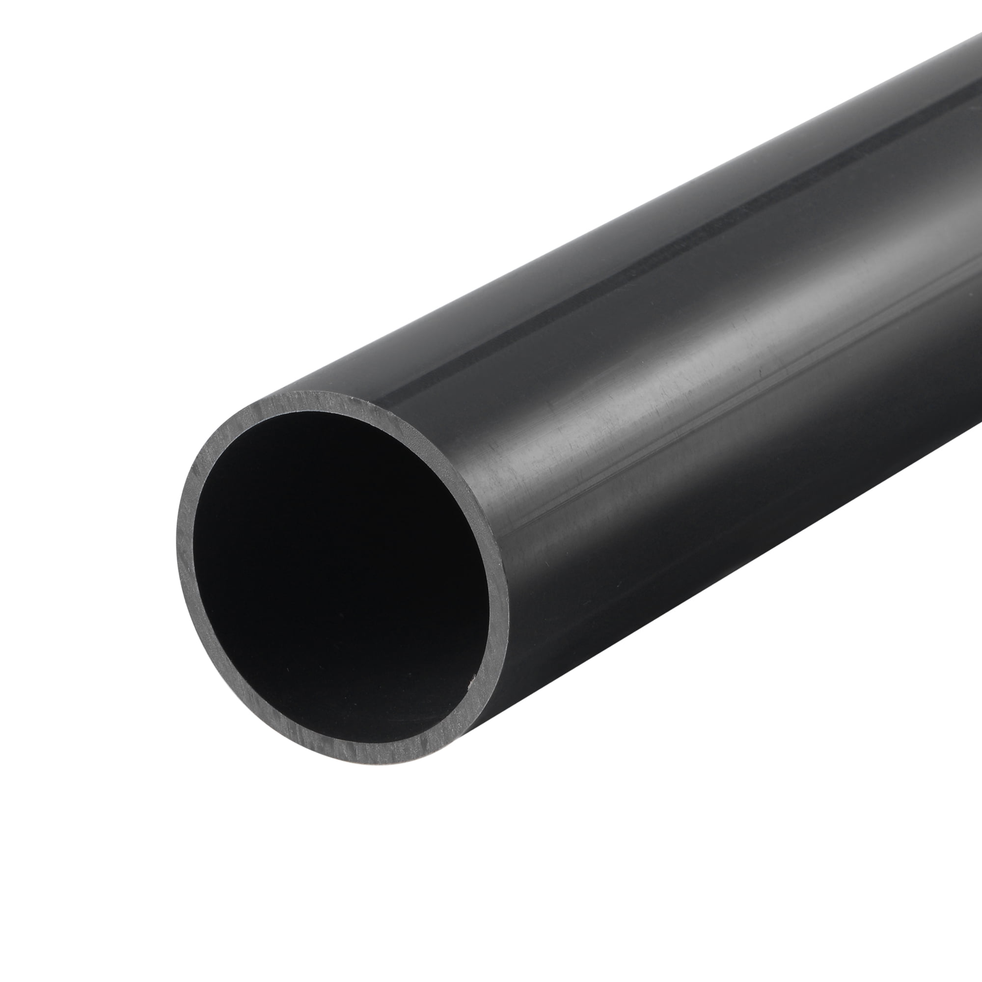 Uxcell 36mm ID x 40mm OD 0.5m Black PVC Pipe Rigid Water Pipe Drain ...