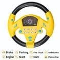 Electronic Steering Wheel Toy Simulated Driving Sound Toy Racing Driver ...