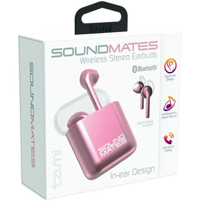 Tzumi 500 mAh Soundmates Bluetooth Earbuds with Portable Wireless ...