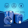 5-Gallon Stackable Water Storage Containers, Emergency Water Storage ...