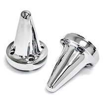 Krator Motorcycle Maltese Chrome Hand Handlebar Grips Custom Chrome ...
