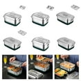 Leak Proof Stainless Steel Lunch Box with Removable Divider Practical ...