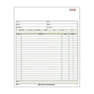 Adams Business Receipt Book, 2 3/4 x 7 3/16, Carbonless Copy Invoice ...
