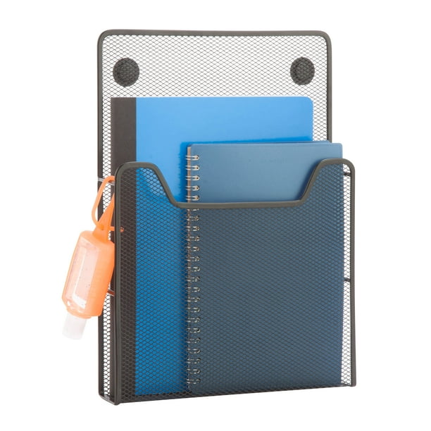 Honey Can Do eXcessory Mesh Magnetic Folder & Paper Holder, Multicolor ...