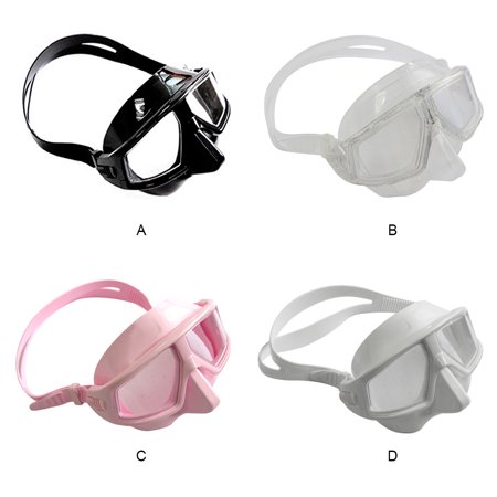 Freediving Masks Half Face Cover 120 Volume Firm Degree View Scuba ...