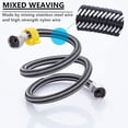 23.6" Faucet Supply Lines, Faucet Hose Connector 1/2” to 1/2”, Braided ...