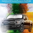 Custom Fit for Ford F150 2015-2020 Windshield Sun Shade Foldable Cover ...