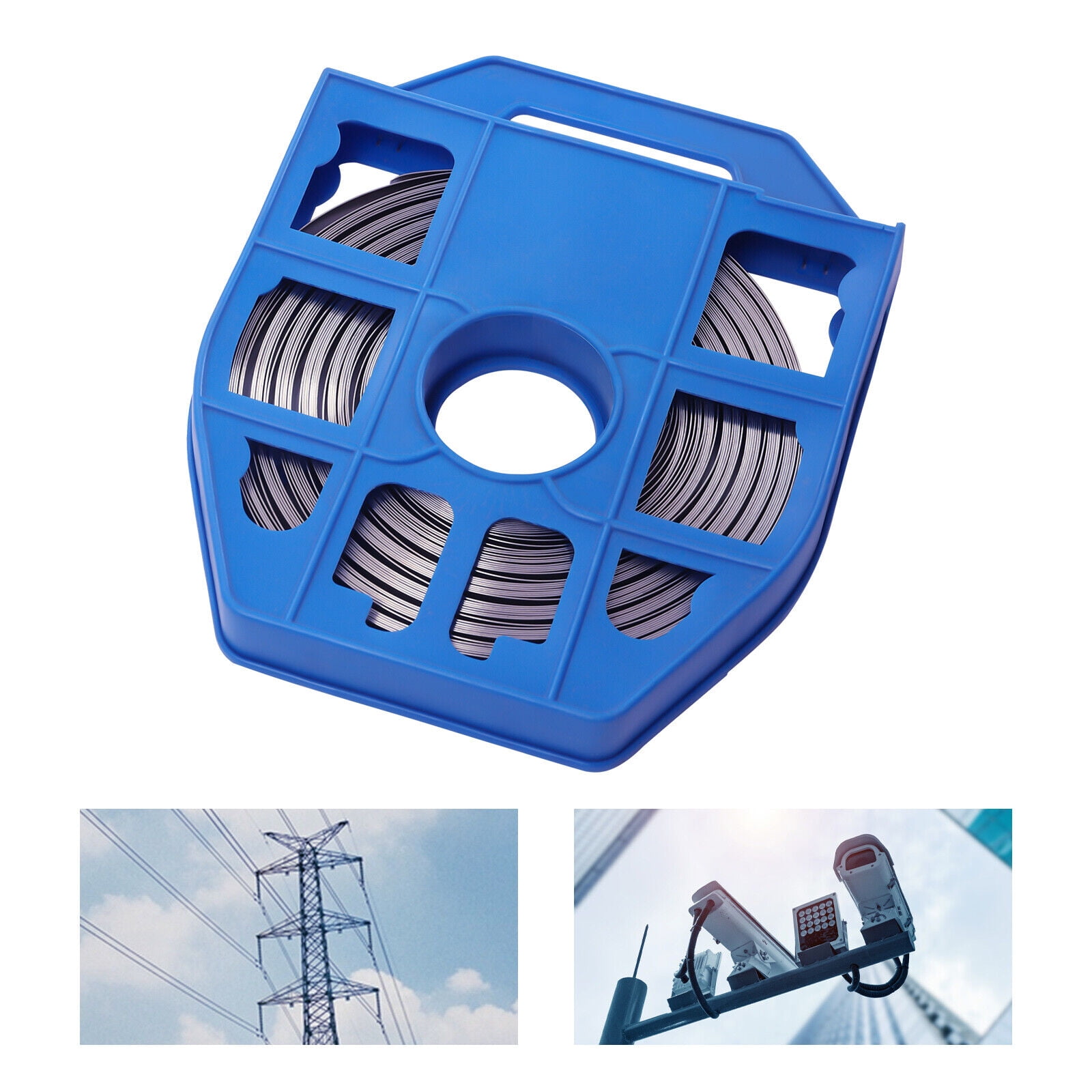 Miumaeov 8000N Band Strip Tool Stainless Steel Cable Pipe Tie Banding ...