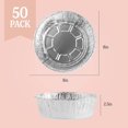 8'' Inch Round Tin Foil Pans Disposable Aluminum, Deep Freezer & Oven ...