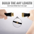 2X Short Garden Hose 3ft X 5/8 Inch, for Hose Reel Faucet,Stainless ...