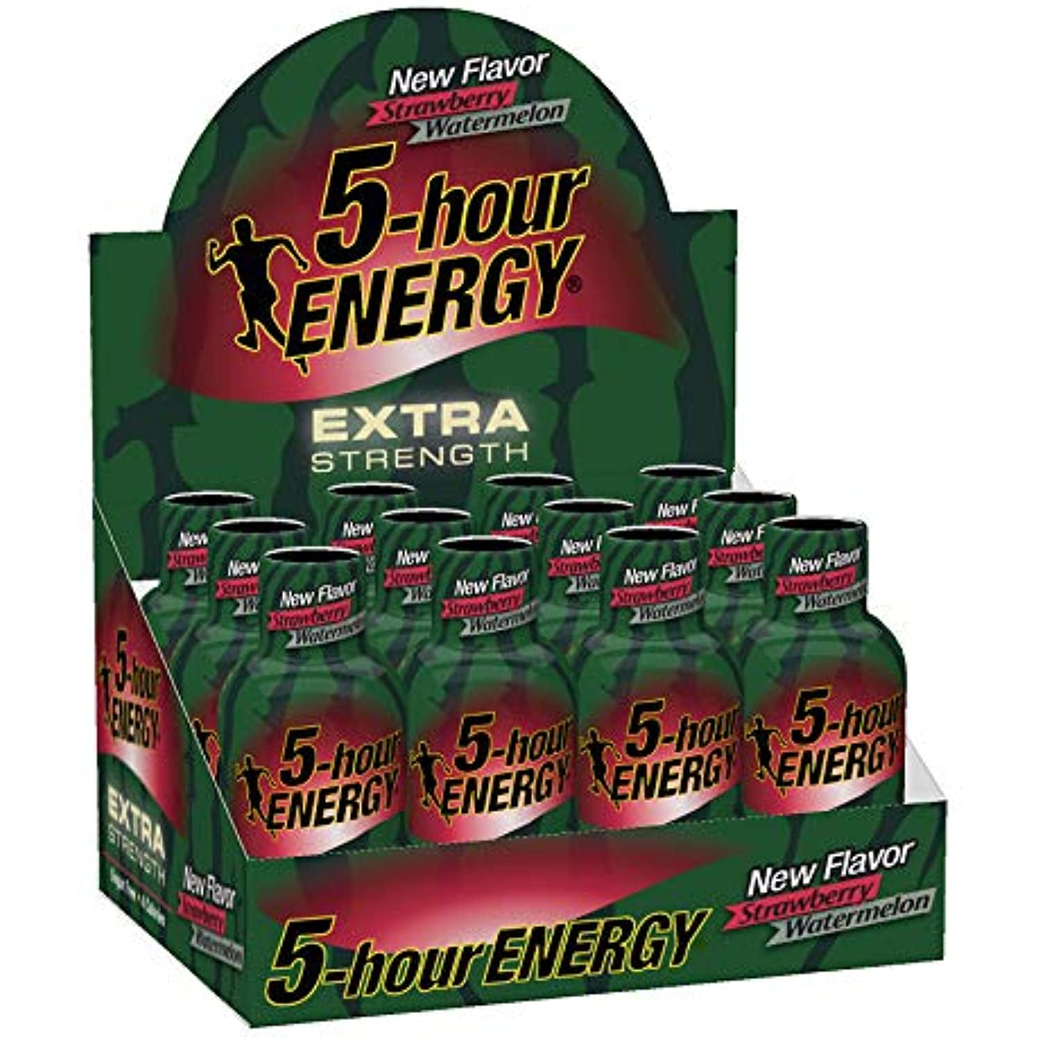 5 Hour Energy Extra Strength Strawberry Watermelon Flavor, 24 Count ...