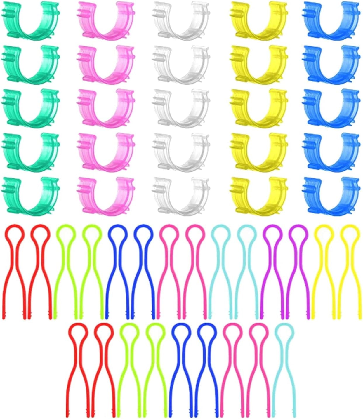 50x Sewing Thread Bobbin Holder Clamp Clips Sewing Tool Accessory ...
