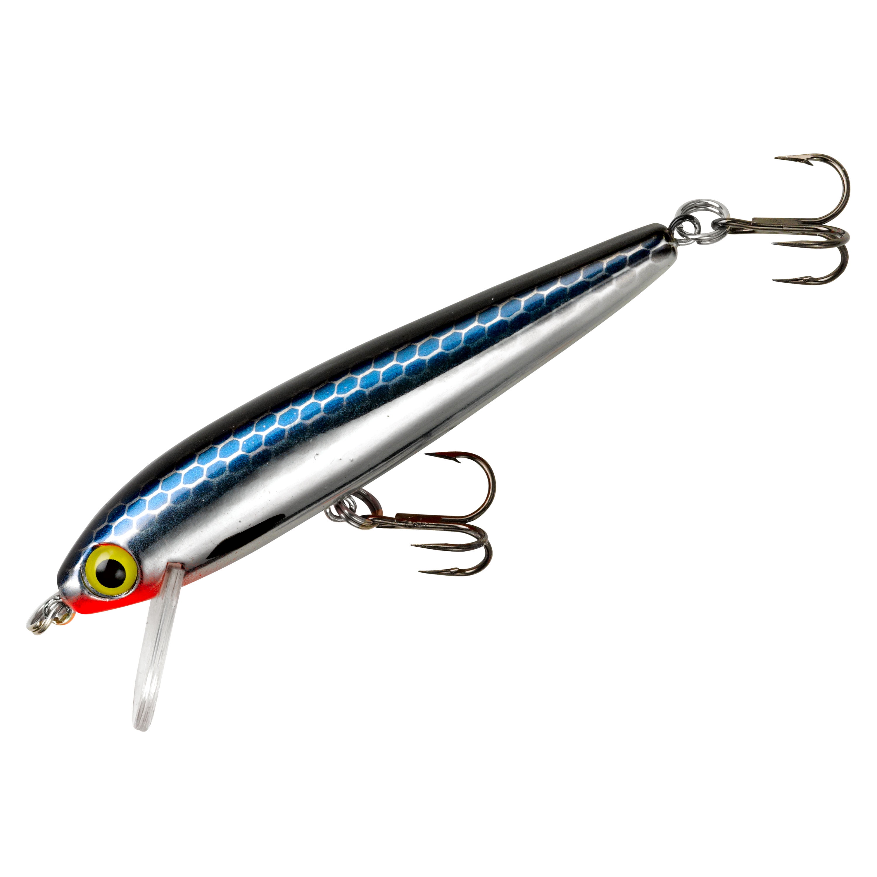 Rebel Track Down Minnow Slick Slow Sinking Slick Black Minnow 2 1/2" 5/ ...