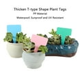 BE-TOOL 20/100Pcs Garden Plants Labels Waterproof Plastic Plants Tags T ...