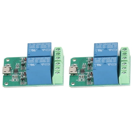 Relay Module, Plug And Play 2 Channel USB Relay Module For Electrical ...