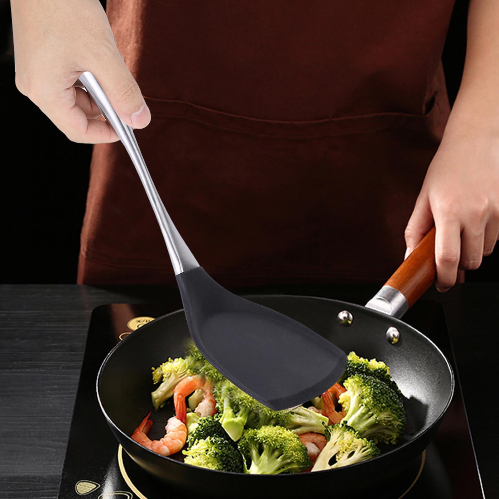 BORDSTRACT Kitchen Silicone Spatula, Nonstick Rubber Spatulas , Heat ...