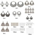 1 Box DIY 6 Pairs Vintage Ethnic Indian Dangle Earrings Making Kit ...