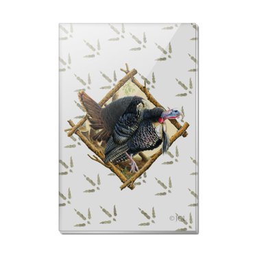 Turkeys in a Row Rectangle Acrylic Fridge Refrigerator Magnet - Walmart.com