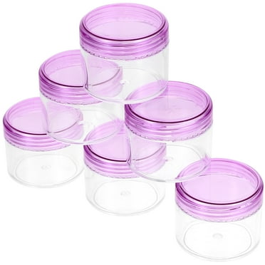 Plastic Jars with Lids - 4 OZ Small Plastic Containers - 18 Pack ...