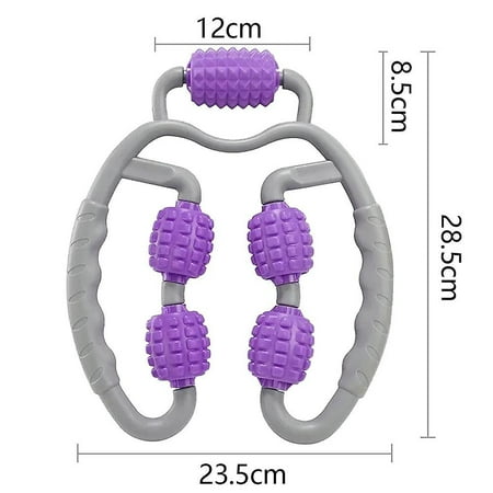 Muscle Massager, Ring Foam Massage Roller Clamp,handheld Leg Massager ...