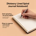 2PC A5 Spiral Bound Log Notebook with Bordered Pages (200 Pages ...