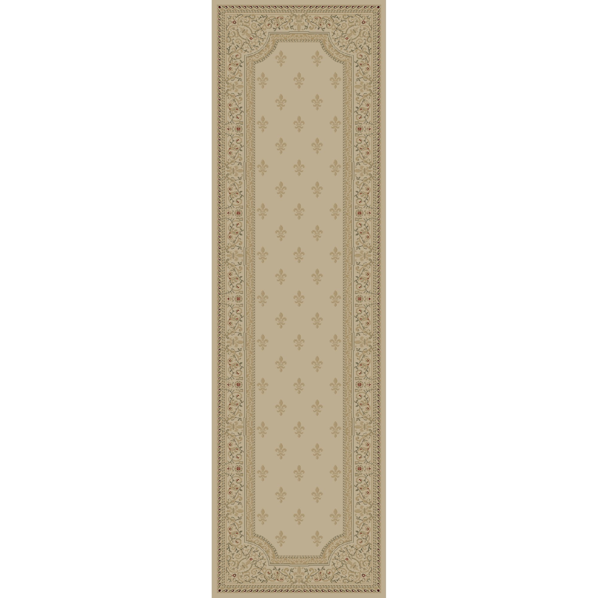 Concord Global Trading Imperial Collection Fleur De Lys Area Rug ...