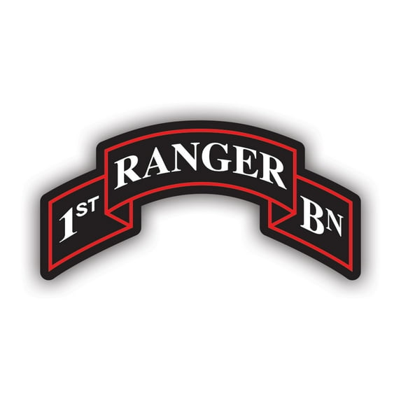 1st Ranger BN Sticker Decal - Self Adhesive Vinyl - Weatherproof - Made ...