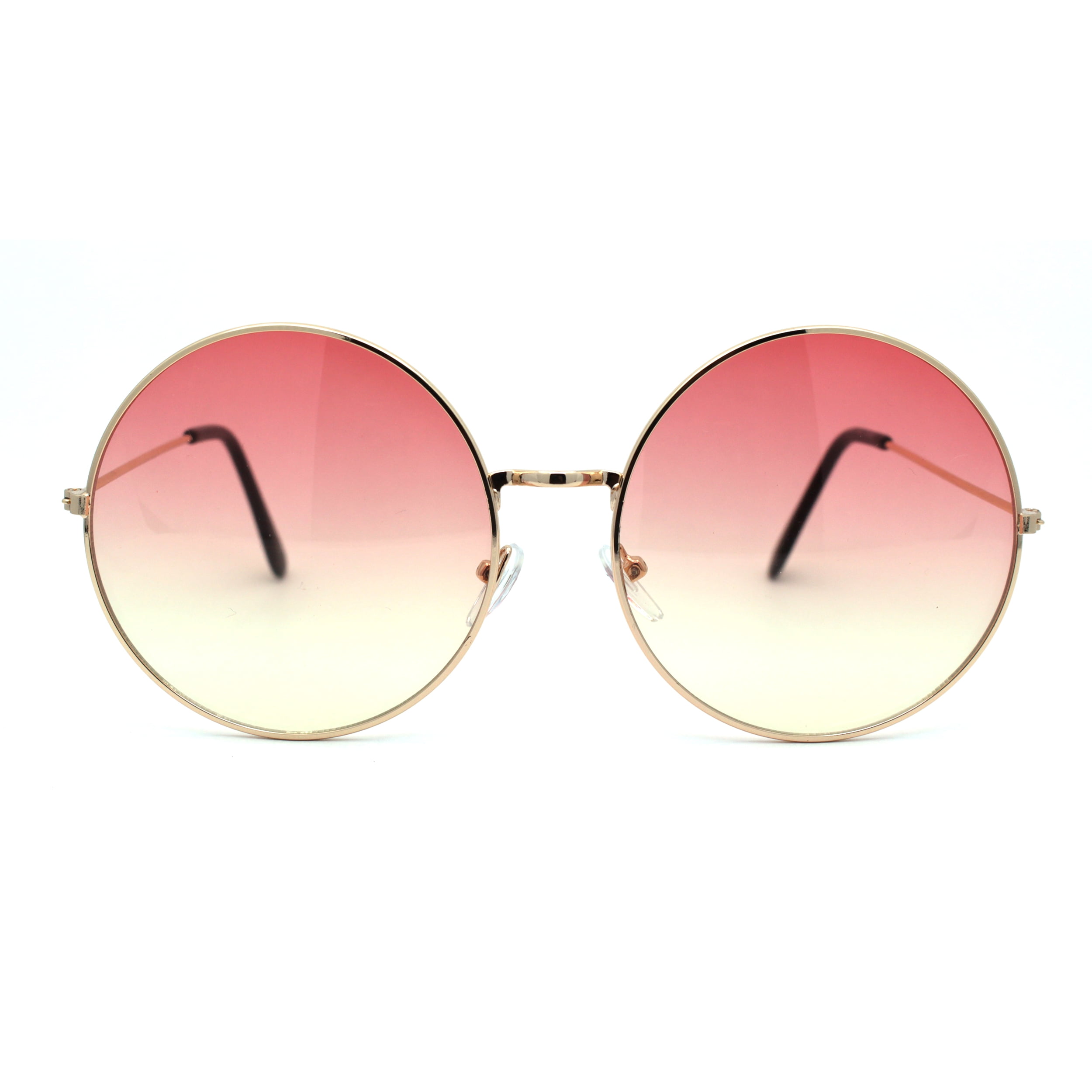 Classic Oversize Joplin Style Hippie Round Circle Lens Sunglasses Gold ...