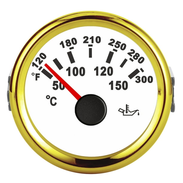 Oil Temp Gauge,50‑150℃ Oil Temperature Gauge Oil Temperature Display ...