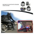 DC 12V Motorcycle Bluetooth Speaker Stereo Au-dio System Waterproof ...