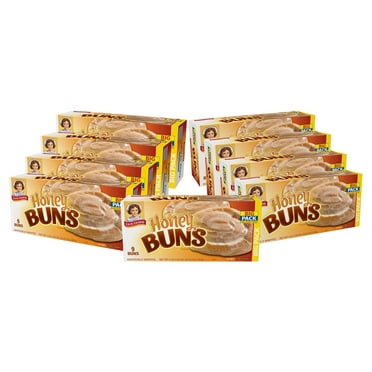 Little Debbie Honey Buns, 3 Big Pack Boxes, 36 Individually Wrapped Pastries - Walmart.com