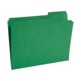 Staples Green File Folders, Letter Size, 3 Tab, Reinforced, Bulk Pack ...