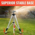 Impact Sprinkler on Adjustable Tripod Base, 360 Degree Large Area ...