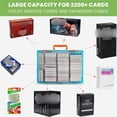 2200+ Trading Card Storage Box Case for C.A.H for MTG, Cards Against ...