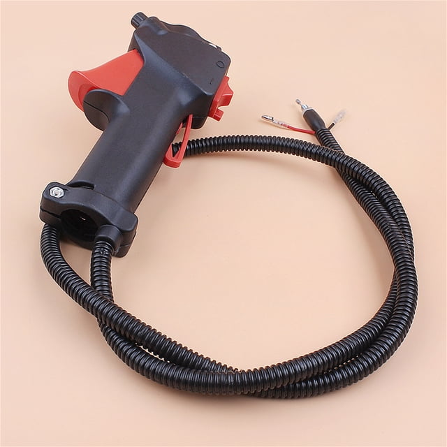 Handle Switch Throttle Trigger Cable for Strimmer Trimmer Brushcutter ...