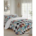 4 Piece Duvet Cover Set Twin, Summer Beach Starfish Coral Soft ...