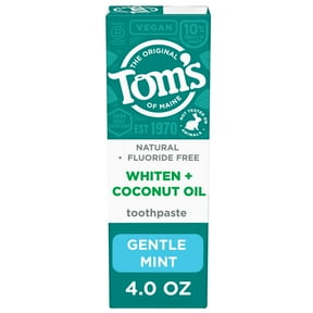 Tom's of Maine Kids Natural Toothpaste, Silly Strawberry, Fluoride-Free ...