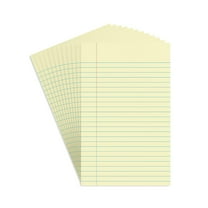 "TRU RED 5"" x 8"" White Notepad, Narrow Ruled, 50 Sheets/Pad, Bulk ...