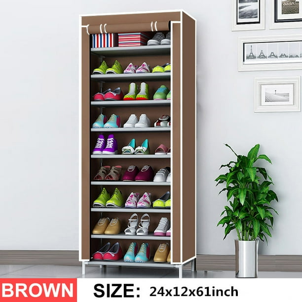 Multi-layer Assembled Shoe Rack Dust-proof Storage Shoe Cabinet Home ...