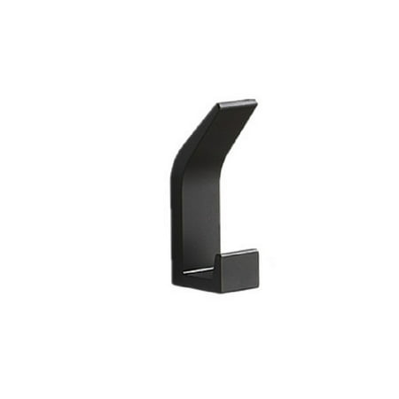 YERDGARY Heavy Duty Adhesive Hook Holds 20 lbs, 1 Pack Black, Towel ...