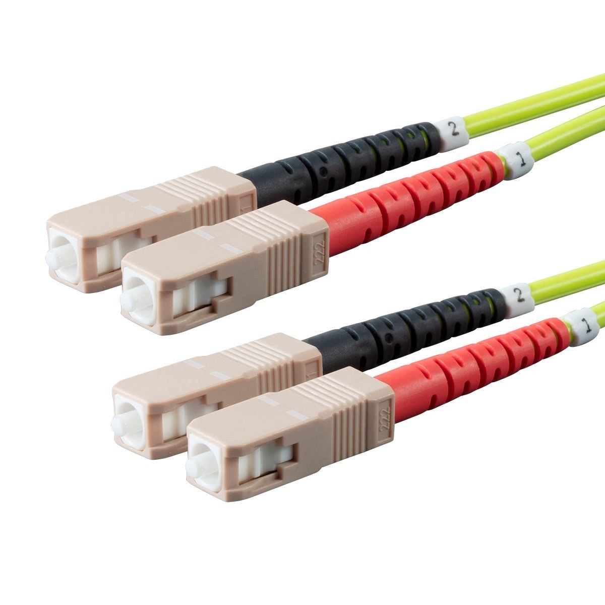 1M 3.3FT SC/UPC To SC/UPC Optical Fiber Cable Multi-Mode Duplex 50/125 ...