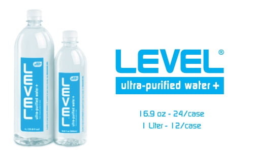 Level Water (Ultra-Purified Water+) 16.9 oz, Ionic Minerals Added For ...