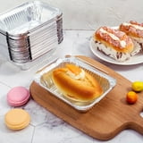 Topekada 40 Pack Disposable Aluminum Food Containers with Lids 5x4 Inch ...